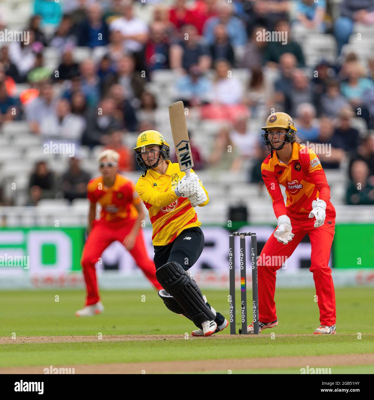Heather Graham of Trent Rockets batting against Birmingham Phoenix in ...