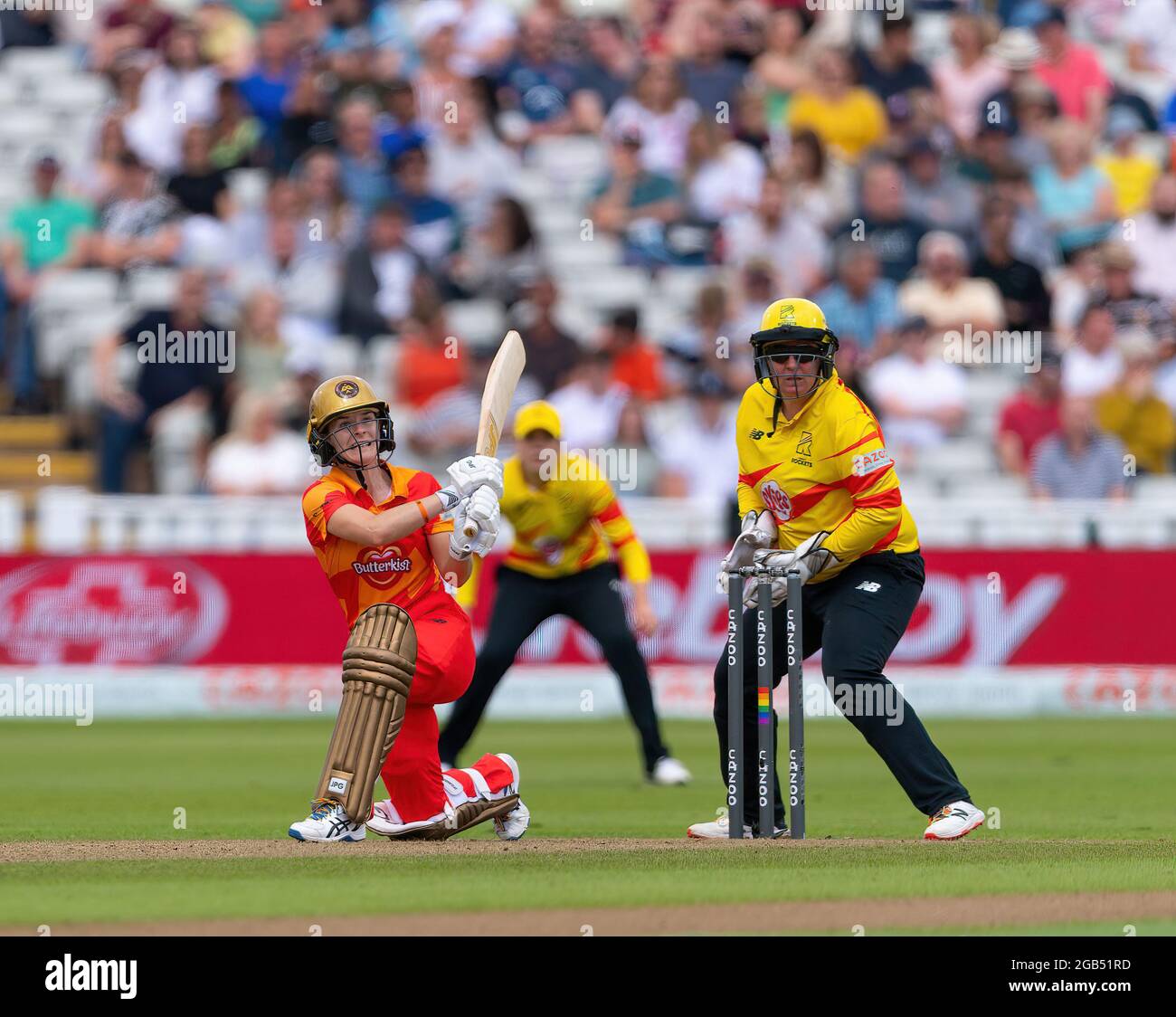 Katie Mack of Birmingham Phoenix batting against Trent Rockets in The ...