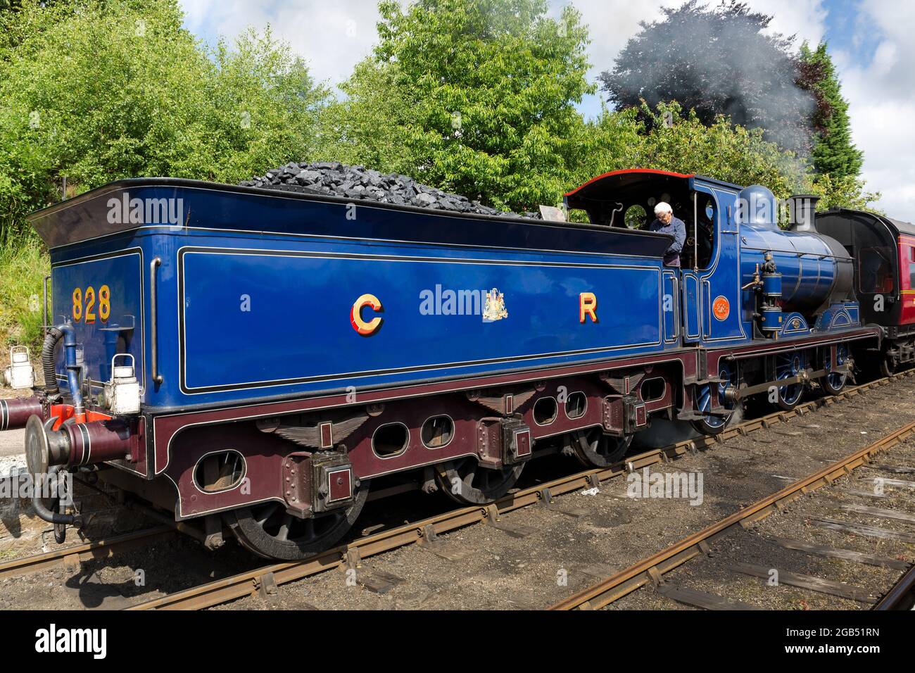 steam railway. Steam railway. Caledonian Railway 0-6-0 C.R. No. 828 ...