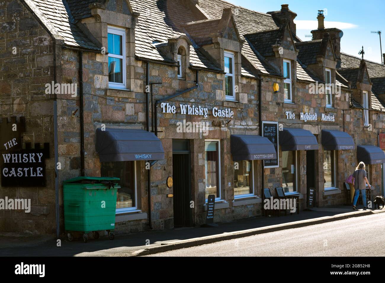 Tomintoul. Village shops. mainly for tourists. Scottish Highlands ...