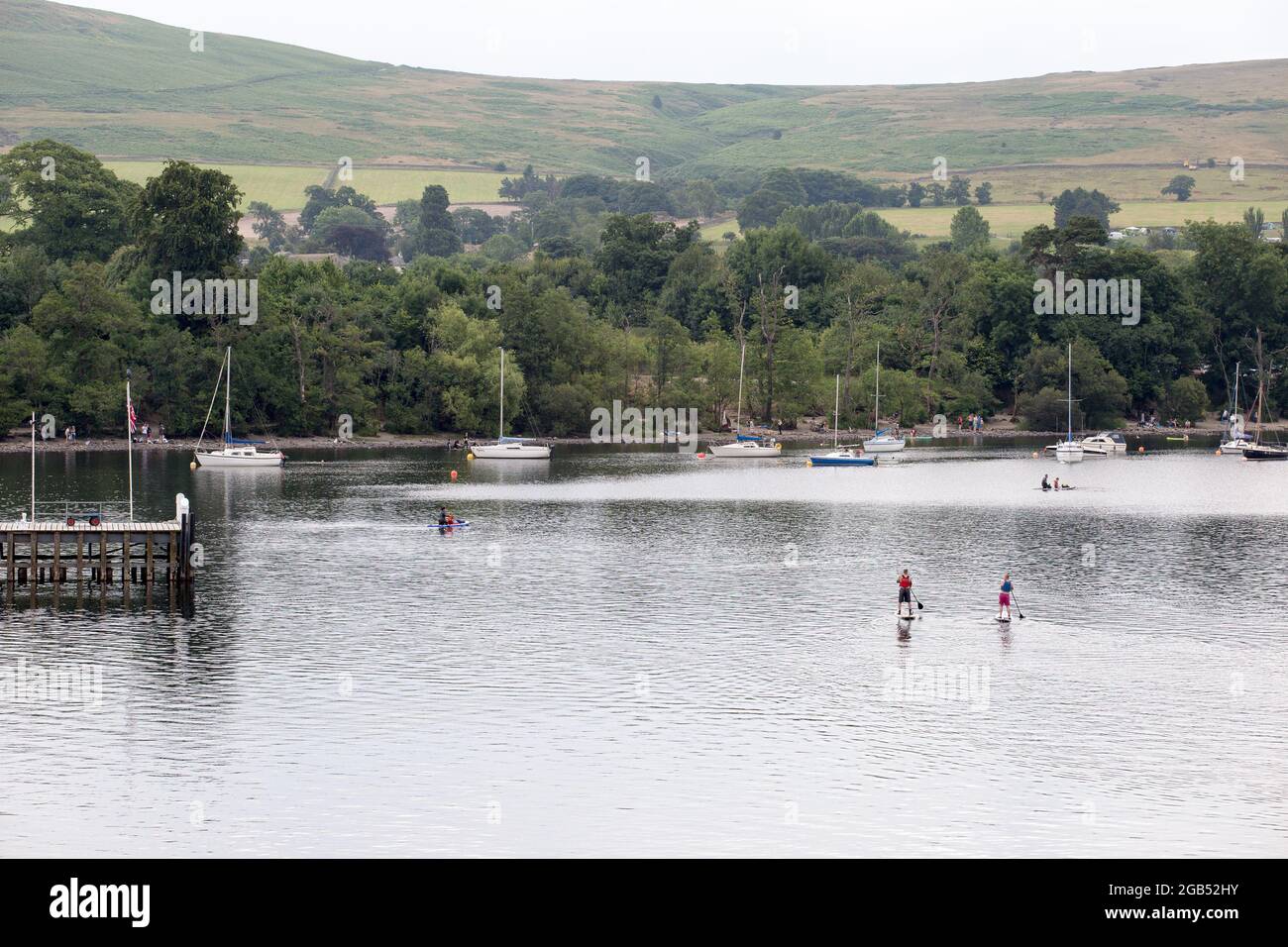 Boating on ullswater in hi-res stock photography and images - Alamy