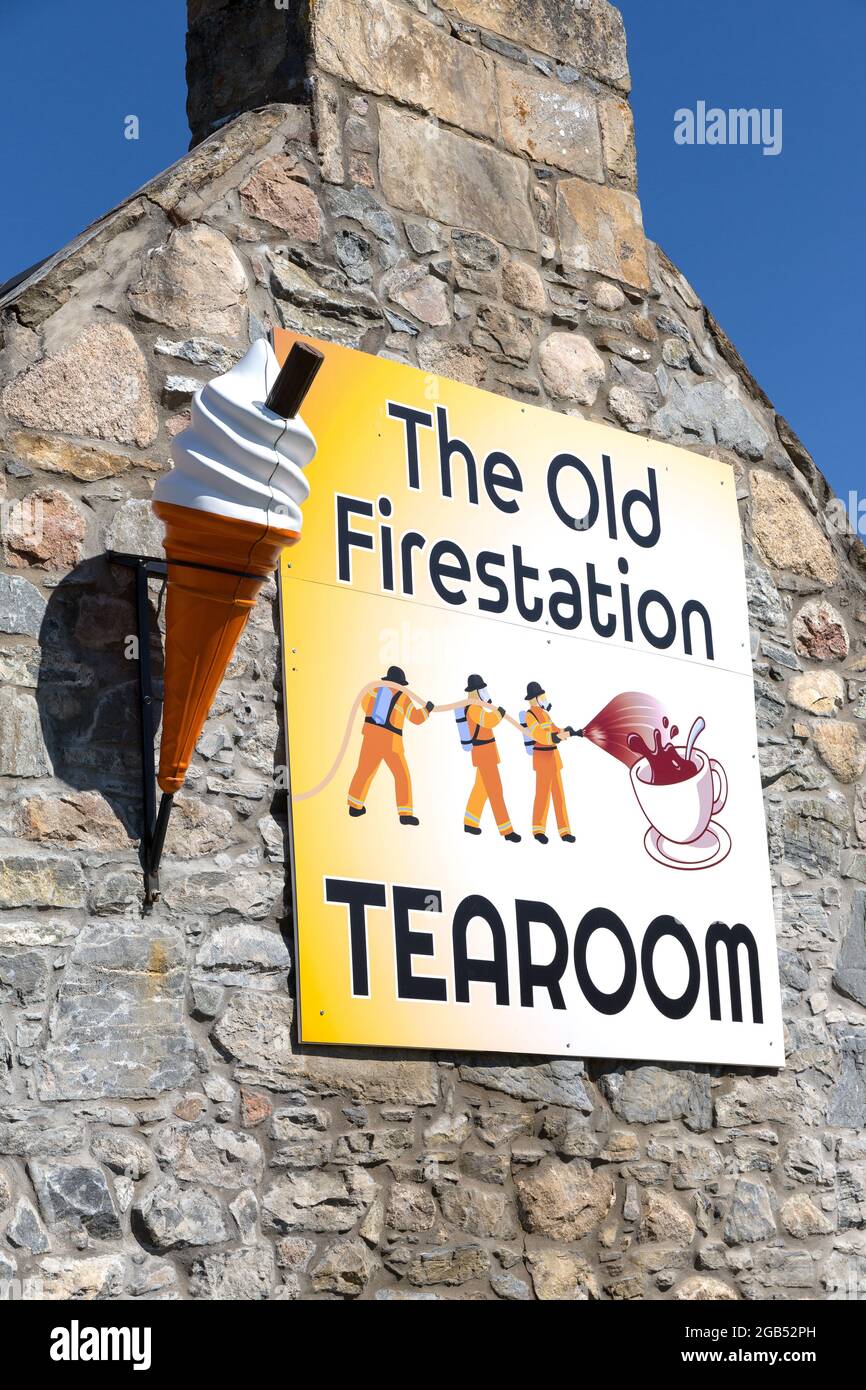 Tomintoul. Village tea room. Scottish Highlands Scotland Stock Photo ...