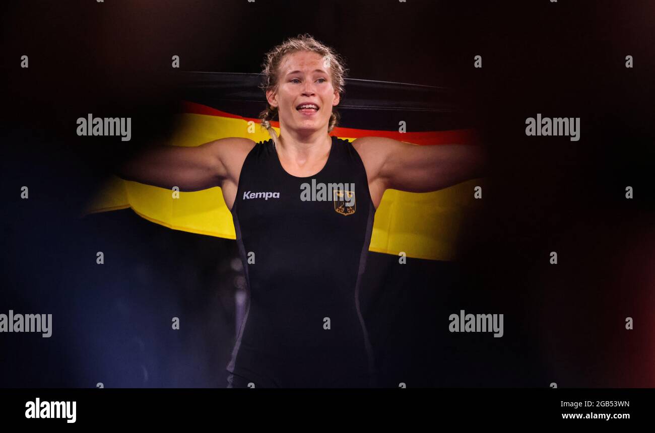 Chiba, Japan. 02nd Aug, 2021. Wrestling/Freestyle: Olympia, 76 kg ...