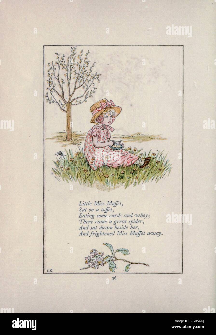 Nursery rhyme little miss muffet hi-res stock photography and images ...