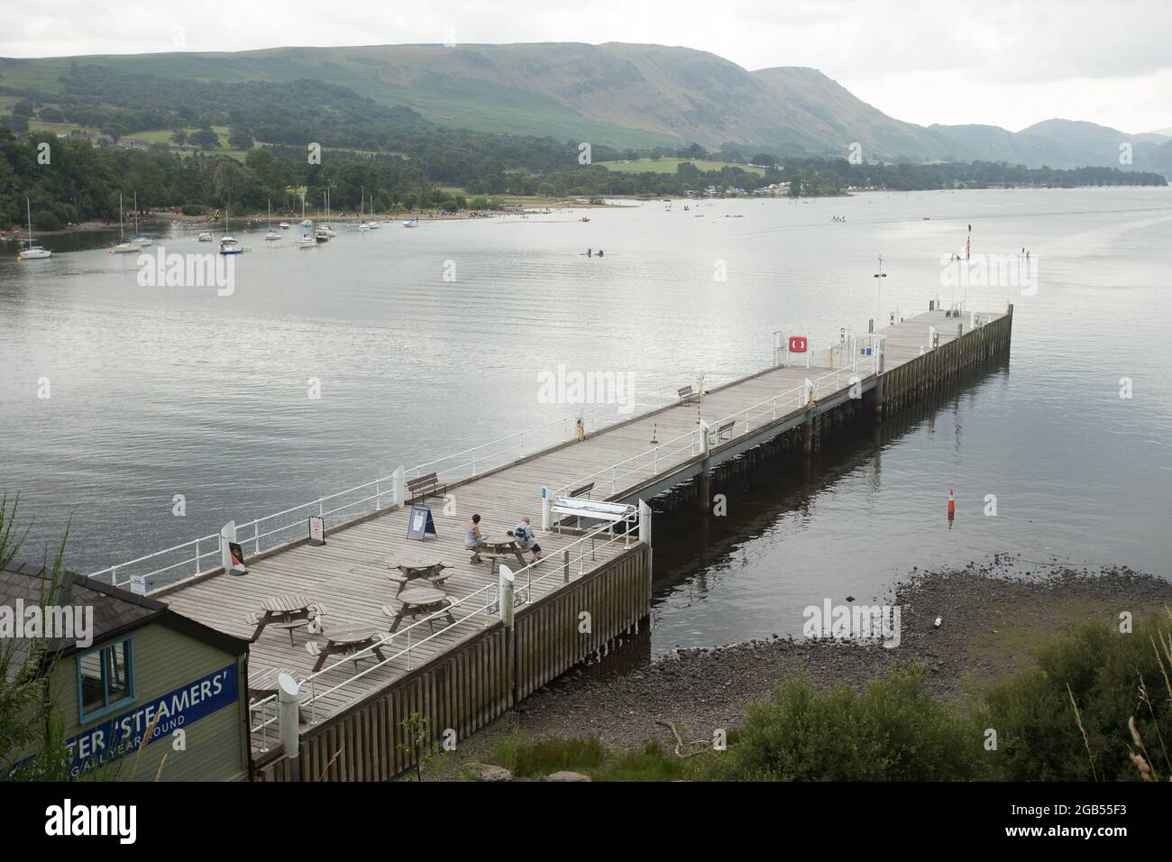 Pooley Bridge Ullswater Lake District Stock Photo - Alamy