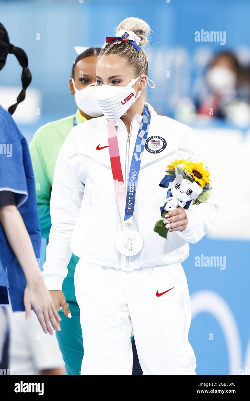 SKINNER Mykayla (USA) 2nd Silver Medal during the Olympic Games Tokyo ...