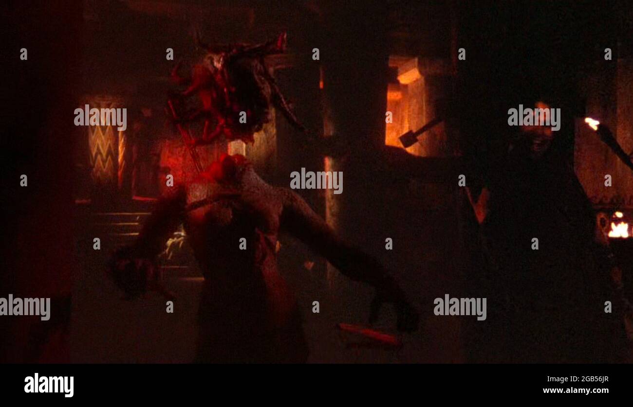 Los Angeles.CA.USA. Harry Hamlin and Medusa in a scene in (C) MGM ...