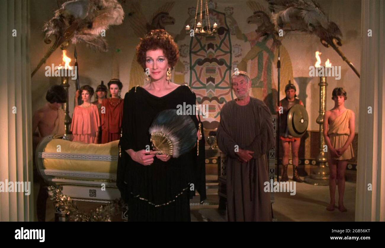 Los Angeles.CA.USA. Sian Phillips and Burgess Meredith in a scene in (C ...