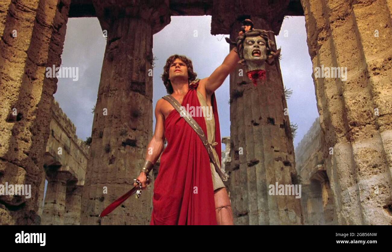 Los Angeles.CA.USA. Harry Hamlin and Medusa in a scene in (C) MGM ...
