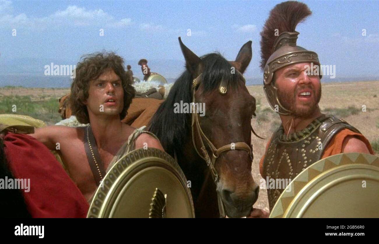 Los Angeles.CA.USA. Harry Hamlin and Tim Piggott-Smith in a scene in (C ...