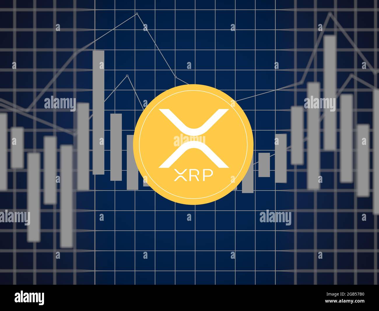 XRP ripple on multi-colored metrics and graphs on multi-colored ...