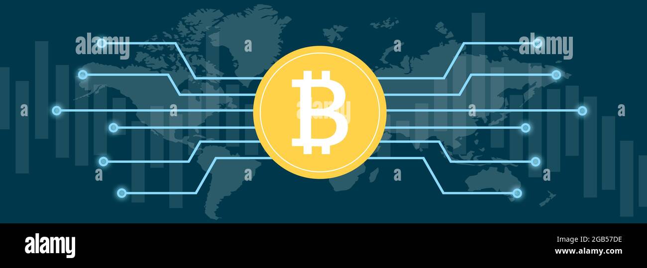 Bitcoin on multicolored metrics and charts on multicolored backgrounds ...