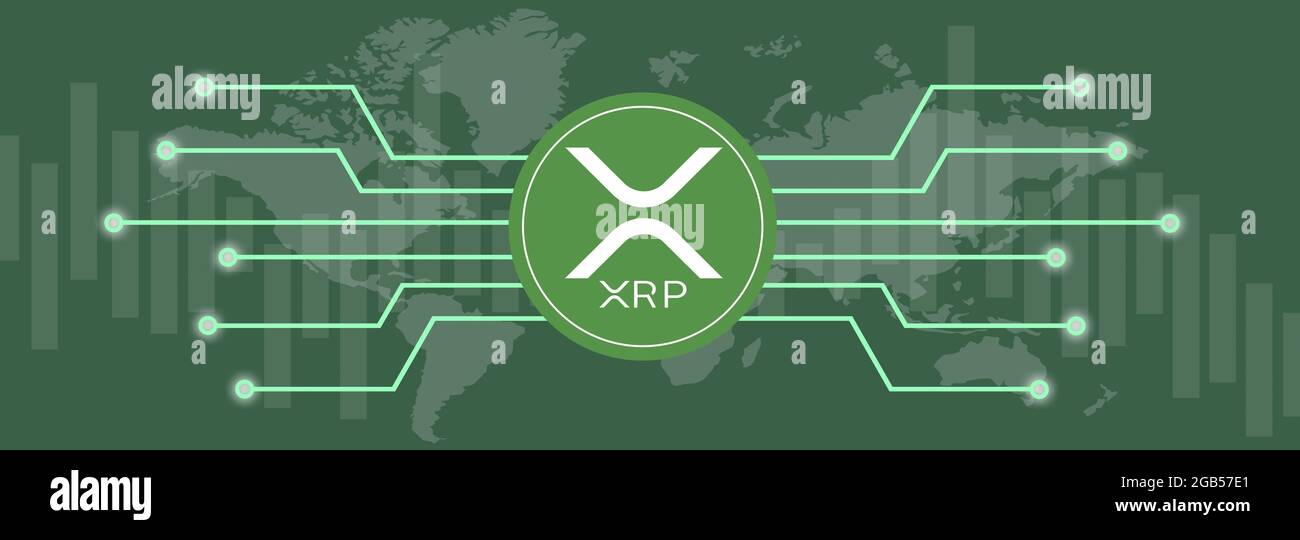 XRP ripple on multi-colored metrics and graphs on multi-colored ...