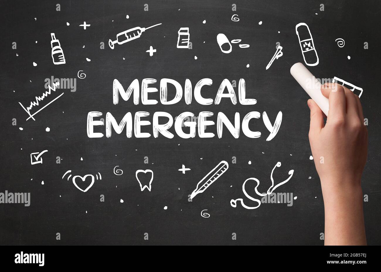 Hand drawing medical concept Stock Photo - Alamy