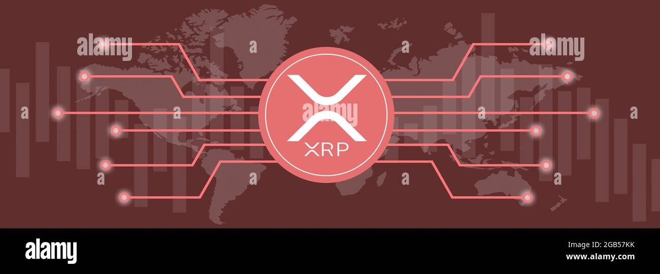 XRP ripple on multi-colored metrics and graphs on multi-colored ...