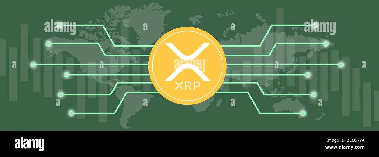 XRP ripple on multi-colored metrics and graphs on multi-colored ...