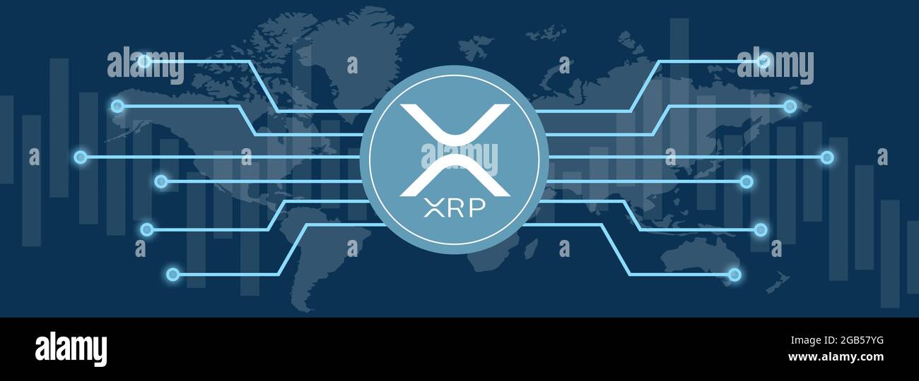 XRP ripple on multi-colored metrics and graphs on multi-colored ...
