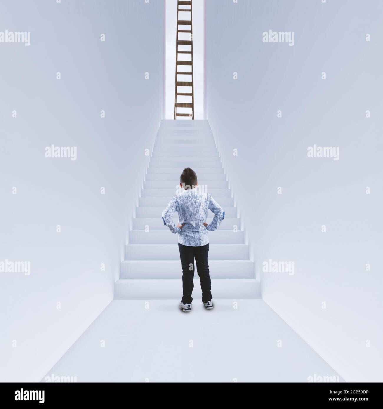 Your next step up the ladder hi-res stock photography and images - Alamy