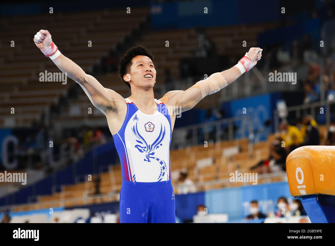LEE Chih Kai (TPE) 2nd Silver Medal during the Olympic Games Tokyo 2020, Artistic Gymnastics Men ...