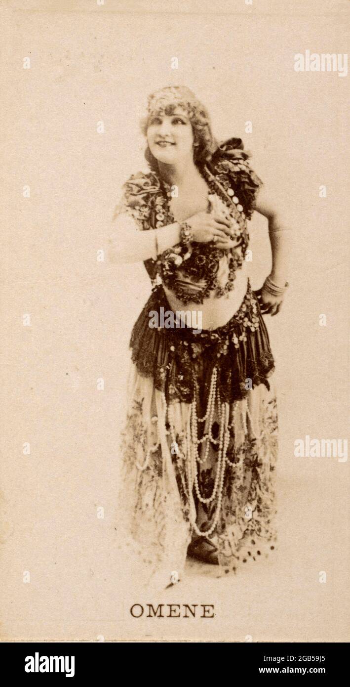Omene, from the Actresses series issued by Kinney Brothers to promote ...