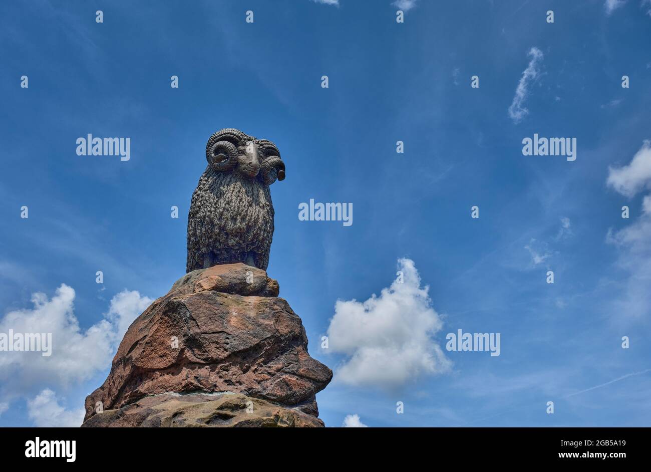 The Moffat Ram, Moffat, Dumfries and Galloway, Scotland Stock Photo - Alamy