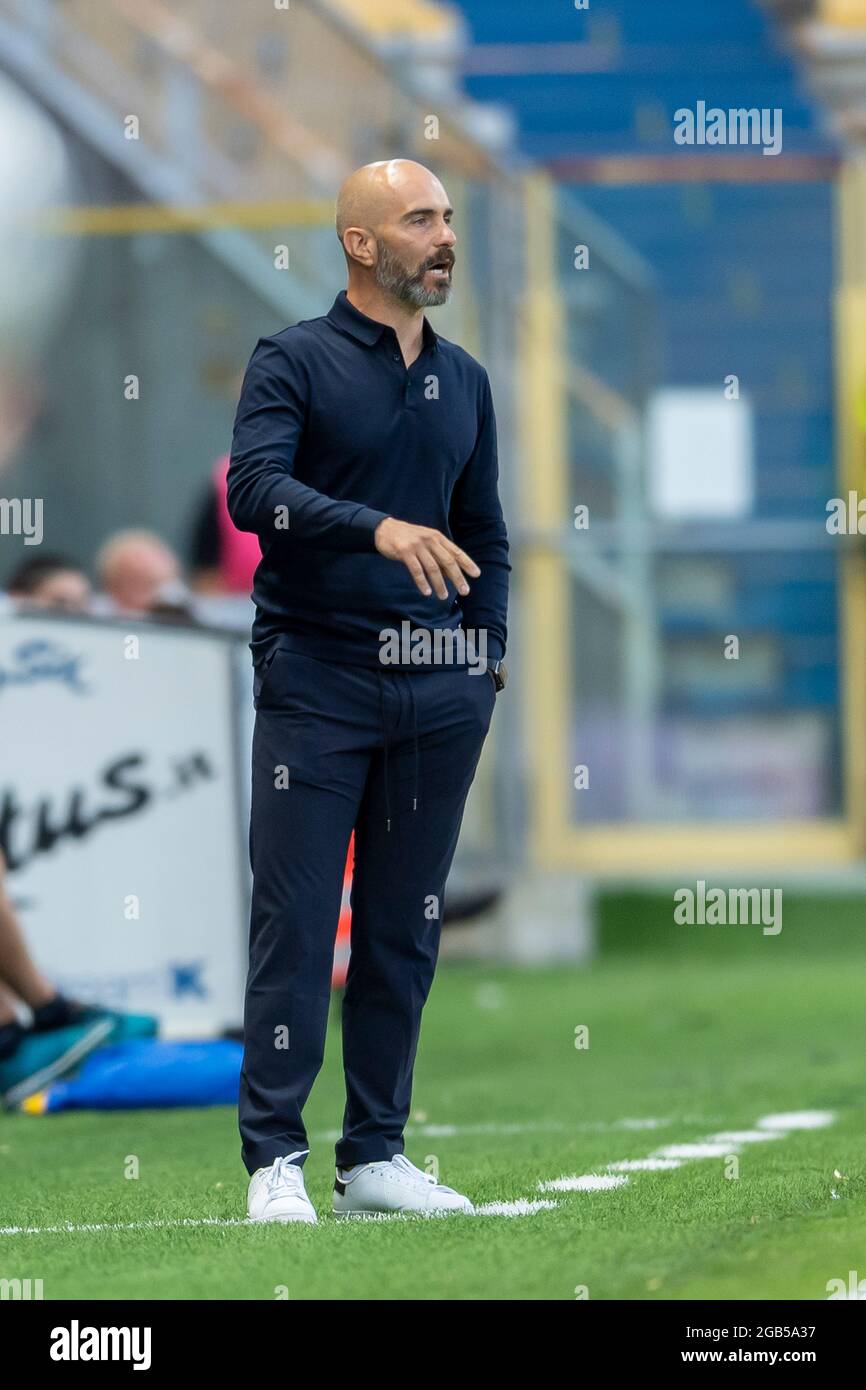 Enzo Maresca Coach (Parma) during the Italian Friendly Match match ...