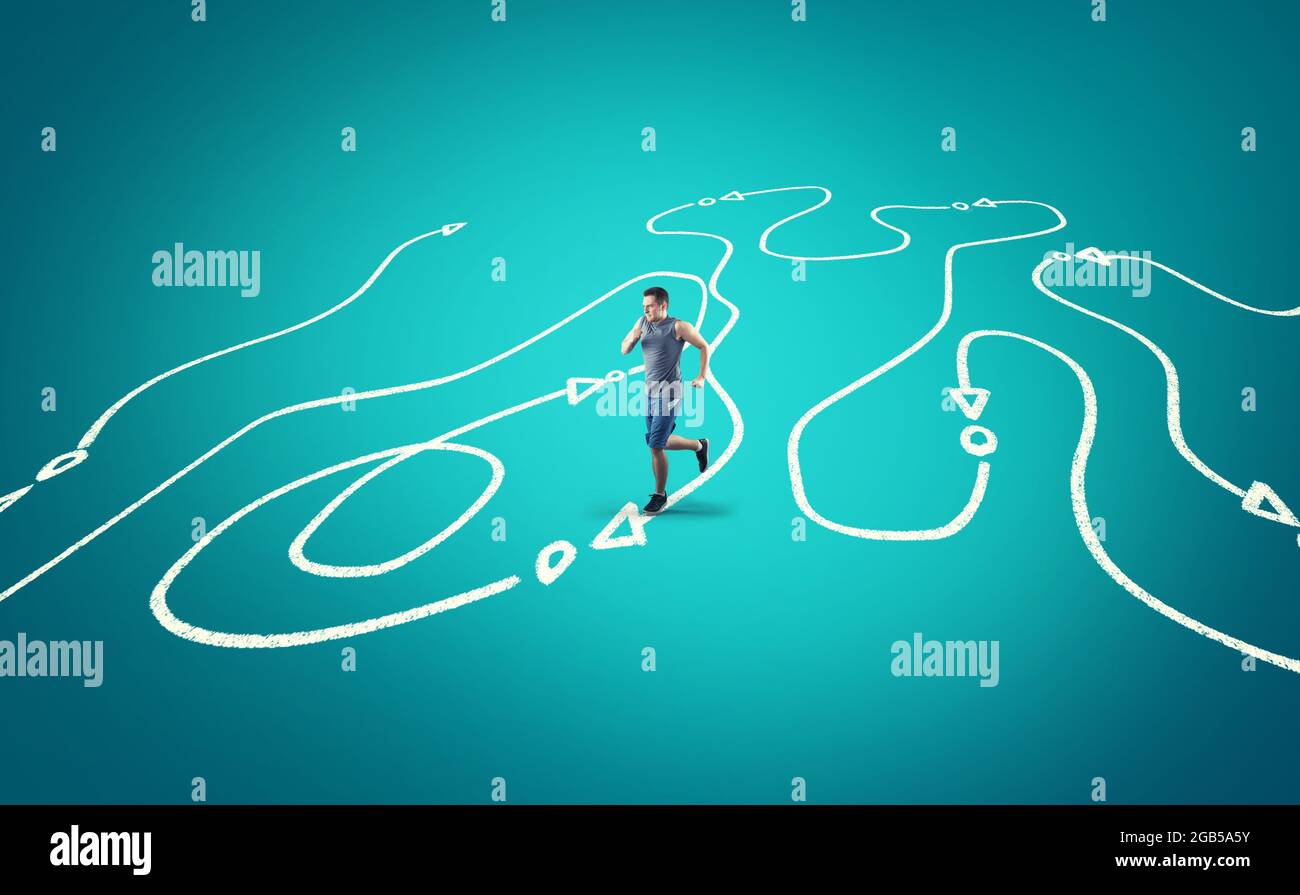 Dream and a difficult path hi-res stock photography and images - Alamy