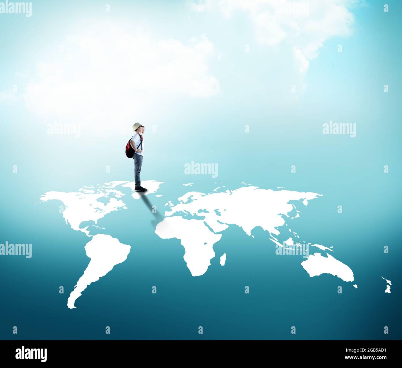 Continents across the world hi-res stock photography and images - Alamy