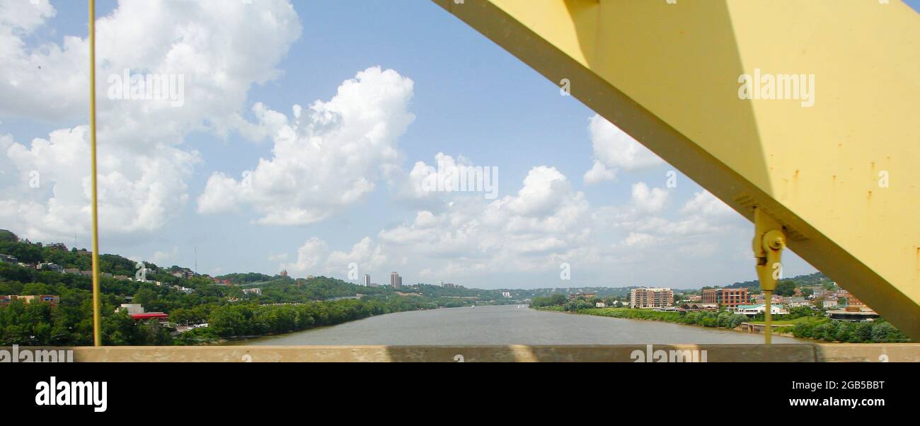 The Ohio River Seen From the Daniel Carter Beard Bridge Stock Photo - Alamy