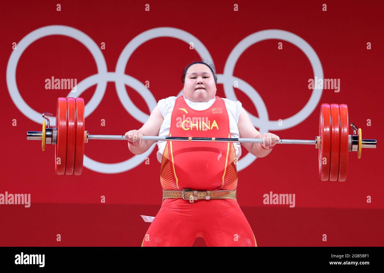 Tokyo. 2nd Aug, 2021. Li Wenwen of China competes during the ...