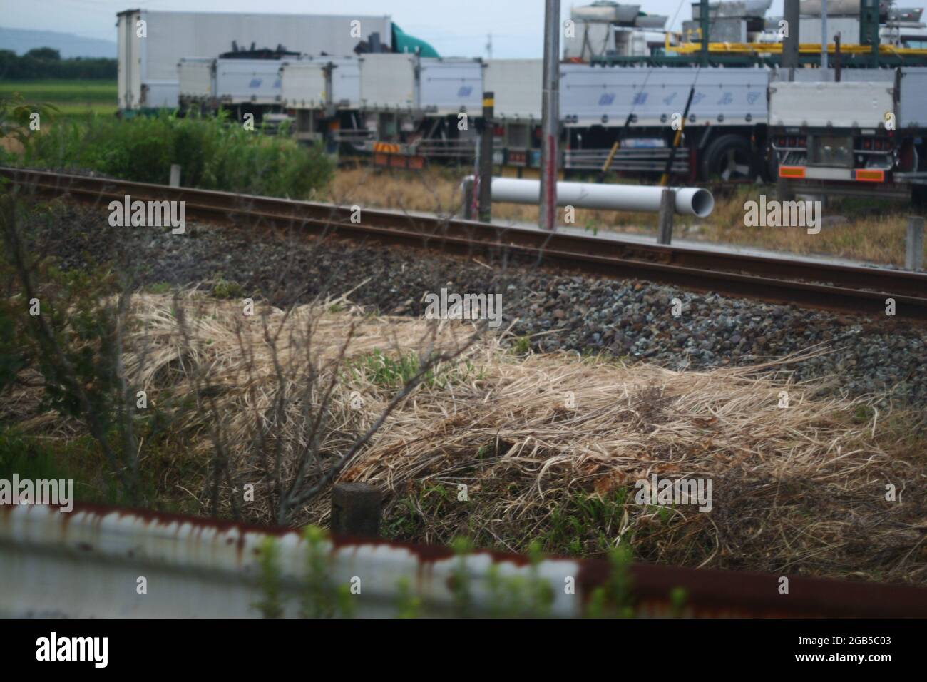 Single track railroad hi-res stock photography and images - Alamy