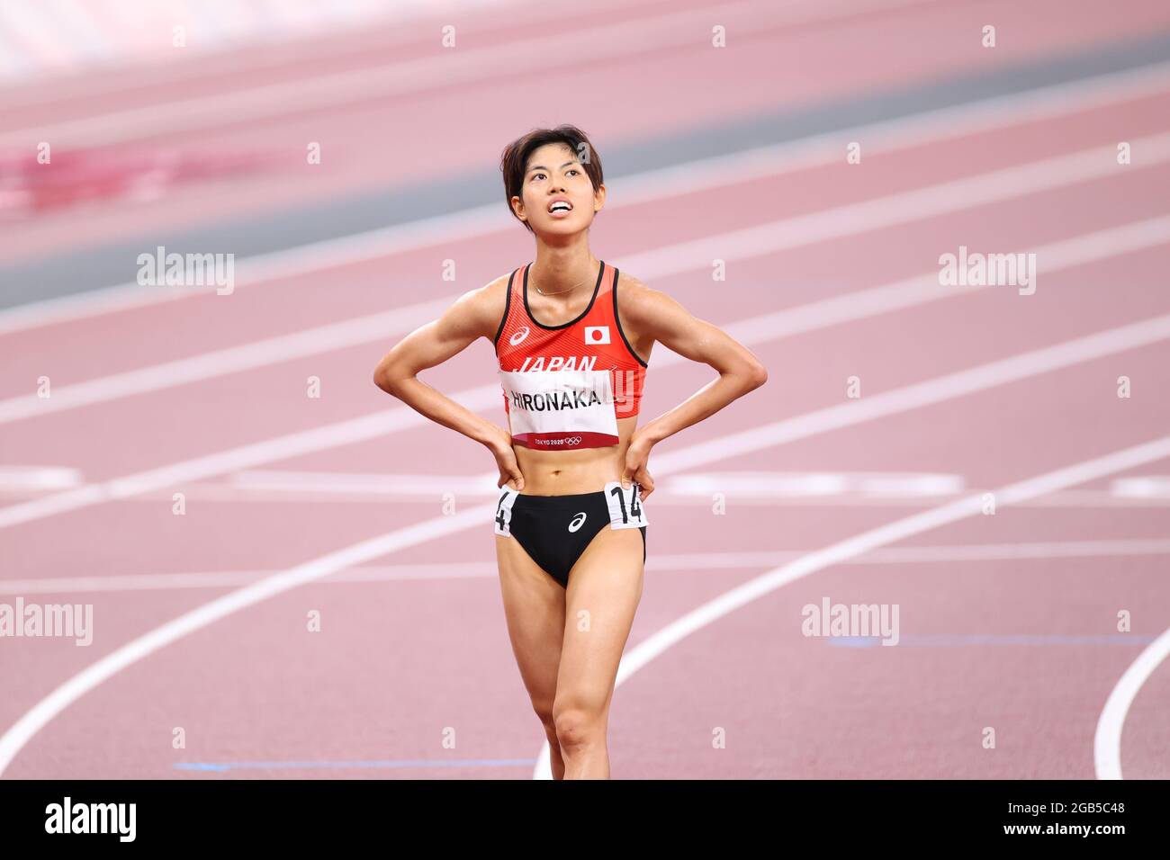 Tokyo, Japan. 2nd Aug, 2021. HIRONAKA Ririka (JPN) Athletics : Women's ...