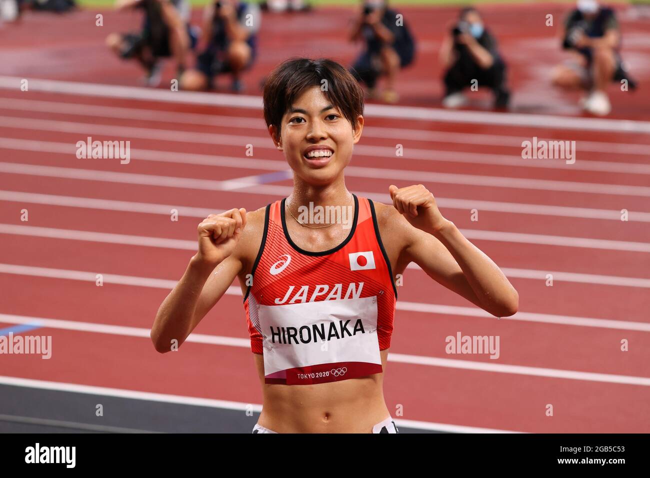 Tokyo, Japan. 2nd Aug, 2021. HIRONAKA Ririka (JPN) Athletics : Women's ...