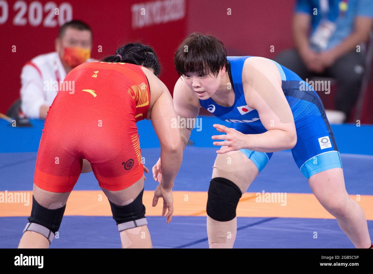 ZHOU Qian (CHN) vs MINAGAWA Hiroe (JPN) Women's Freestyle 76kg Bronze ...