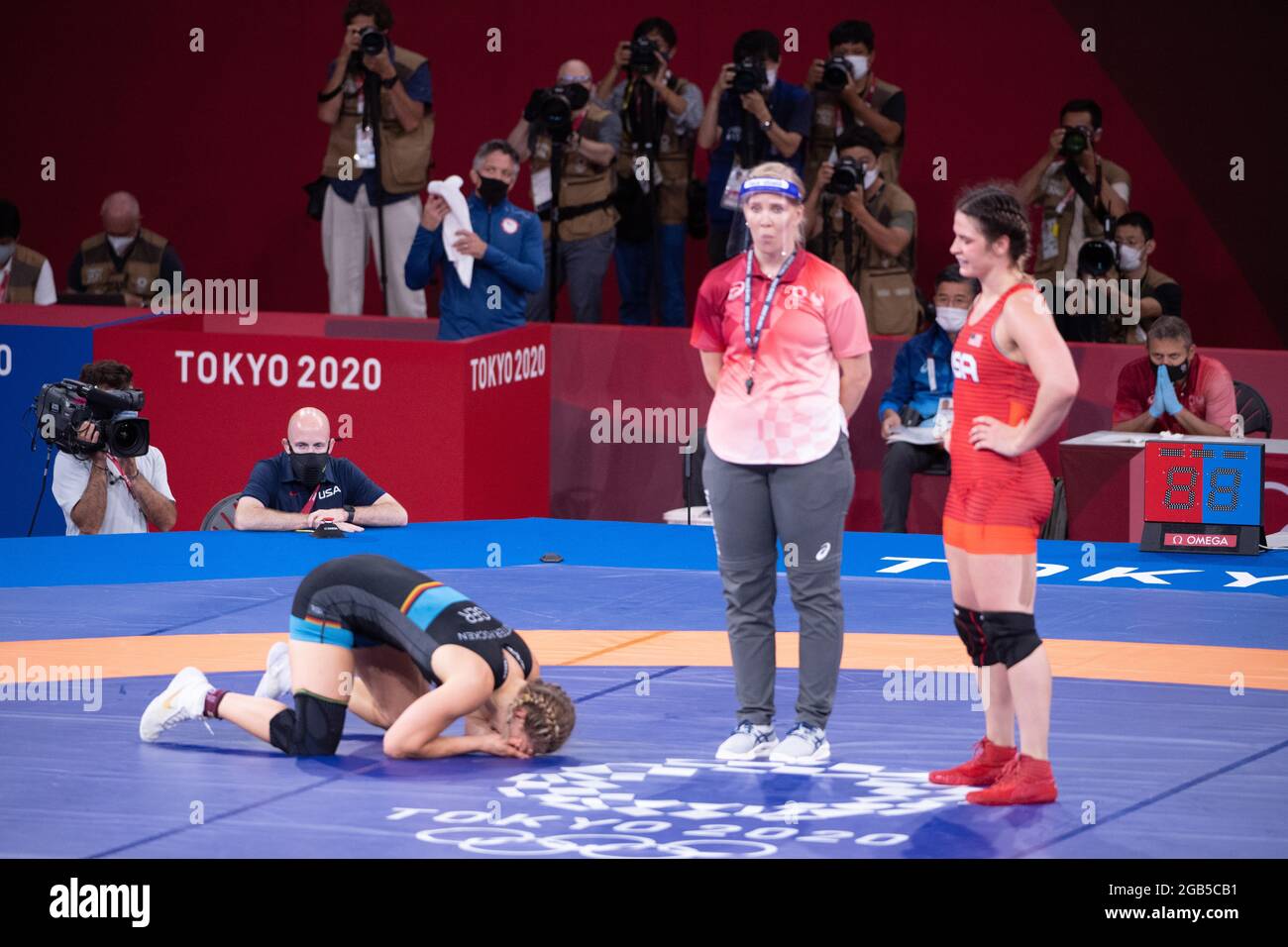 GRAY Adeline Maria (USA) vs ROTTER FOCKEN Aline (GER) Women's Freestyle ...