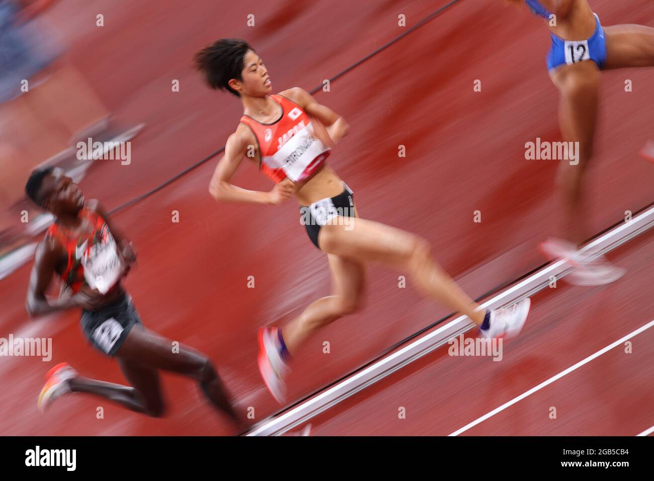 Tokyo, Japan. 2nd Aug, 2021. Ririka Hironaka (JPN) Athletics : Women's ...