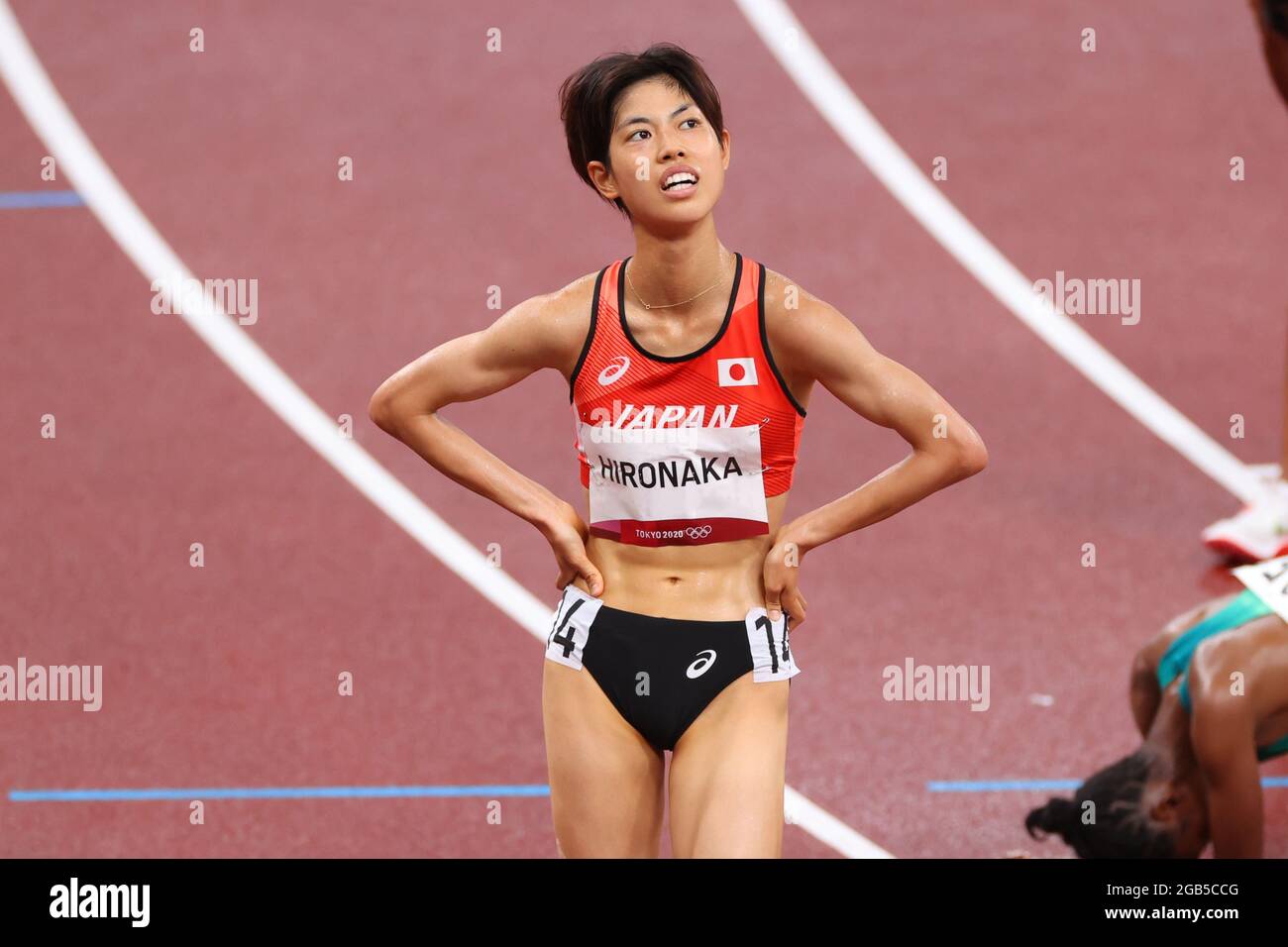 Tokyo, Japan. 2nd Aug, 2021. Ririka Hironaka (JPN) Athletics : Women's ...