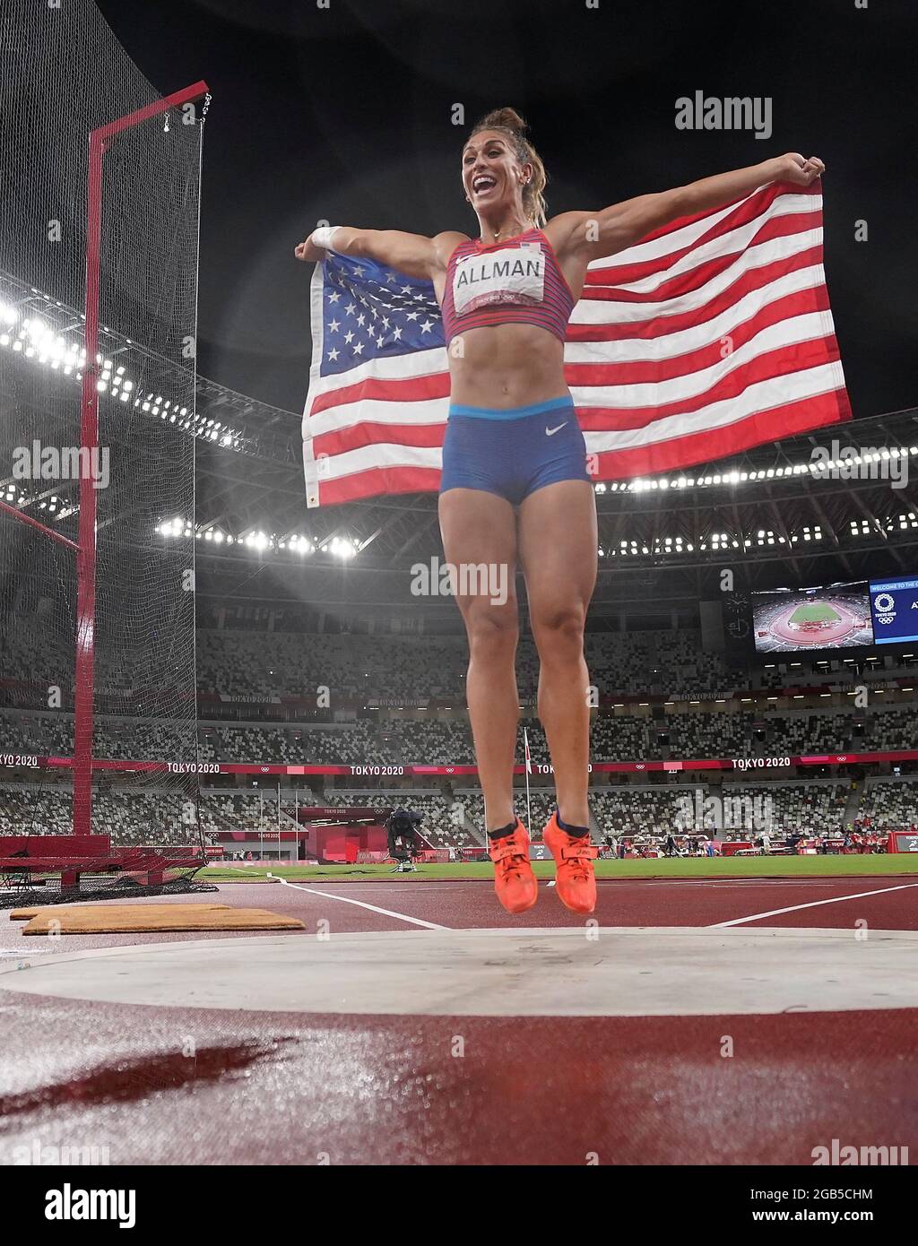 Tokyo, Japan. 2nd Aug, 2021. Valarie Allman of the United States ...