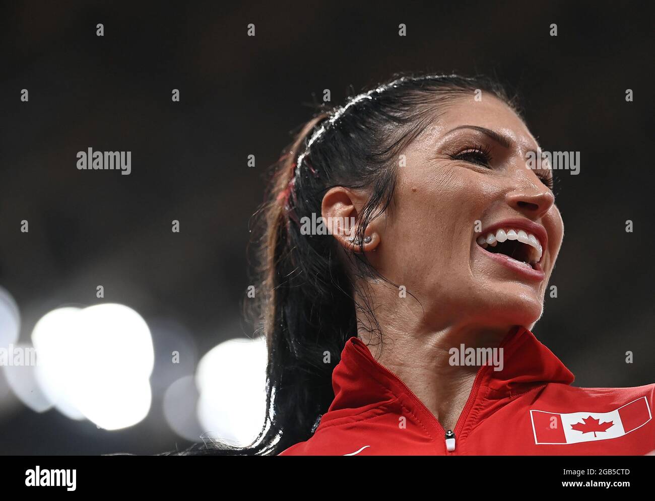 Tokyo, Japan. 2nd Aug, 2021. Anicka Newell of Canada reacts during the ...