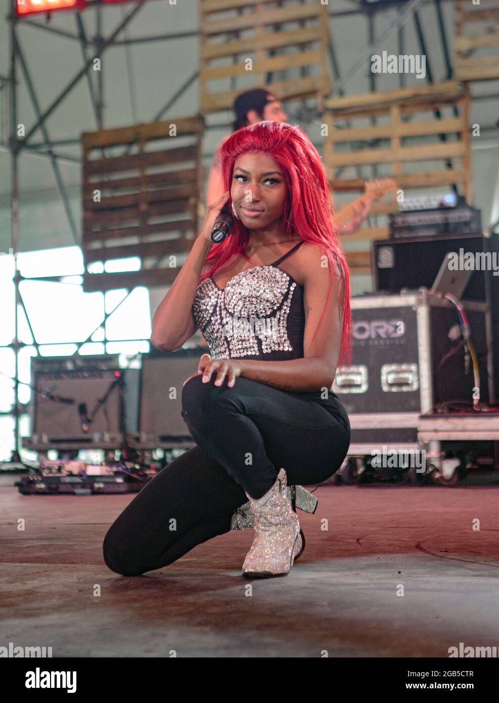 Singer Reyna Roberts performs on the Next From Nashville stage on day ...