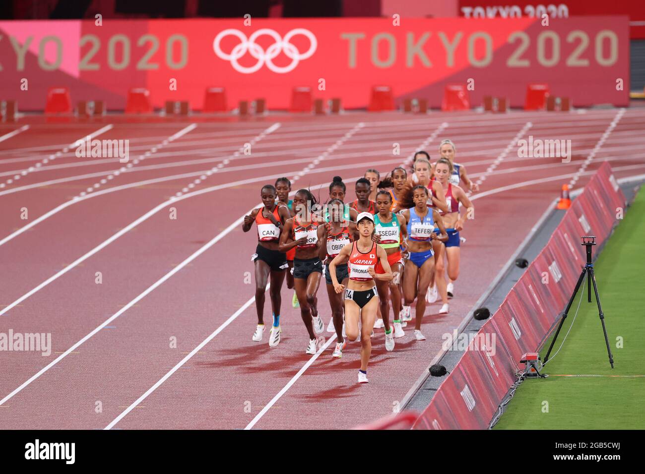 Tokyo, Japan. 2nd Aug, 2021. Ririka Hironaka (JPN) Athletics : Women's ...