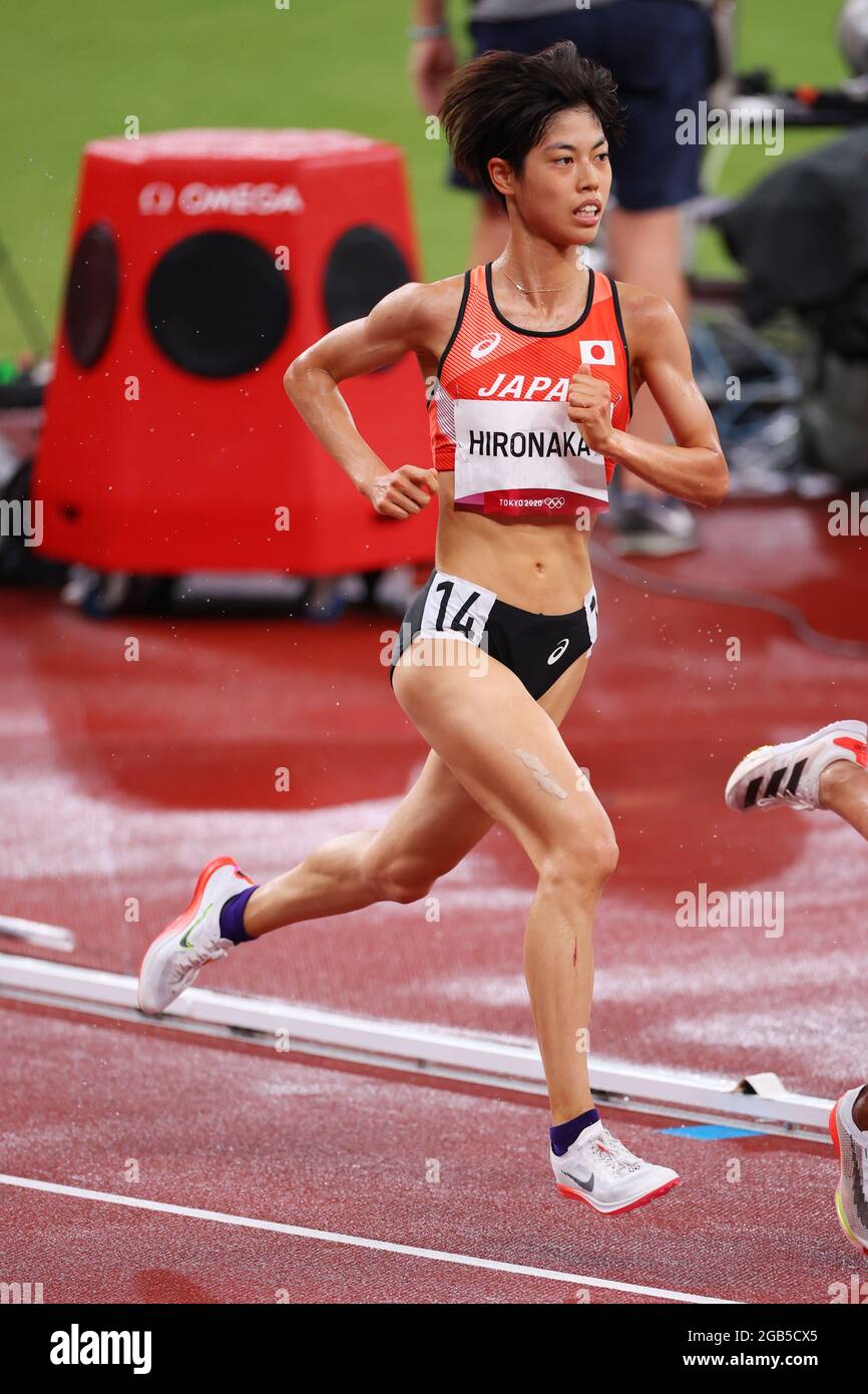 Tokyo, Japan. 2nd Aug, 2021. Ririka Hironaka (JPN) Athletics : Women's ...