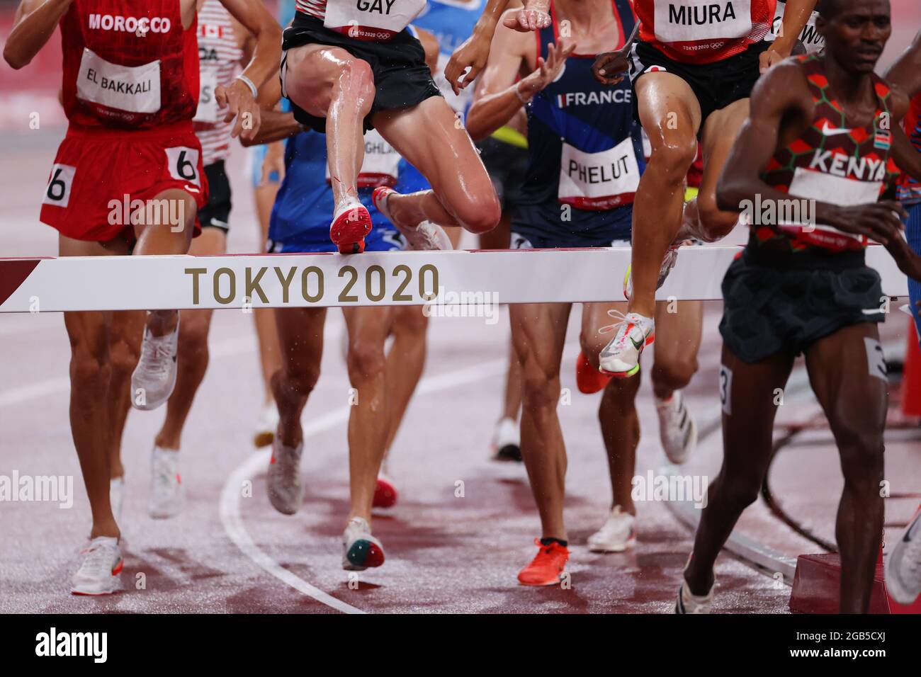 Tokyo, Japan. 2nd Aug, 2021. General view Athletics : Men's 3000m Steeplechase Final during the ...