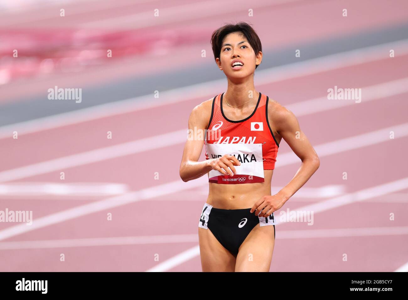 Tokyo, Japan. 2nd Aug, 2021. Ririka Hironaka (JPN) Athletics : Women's ...