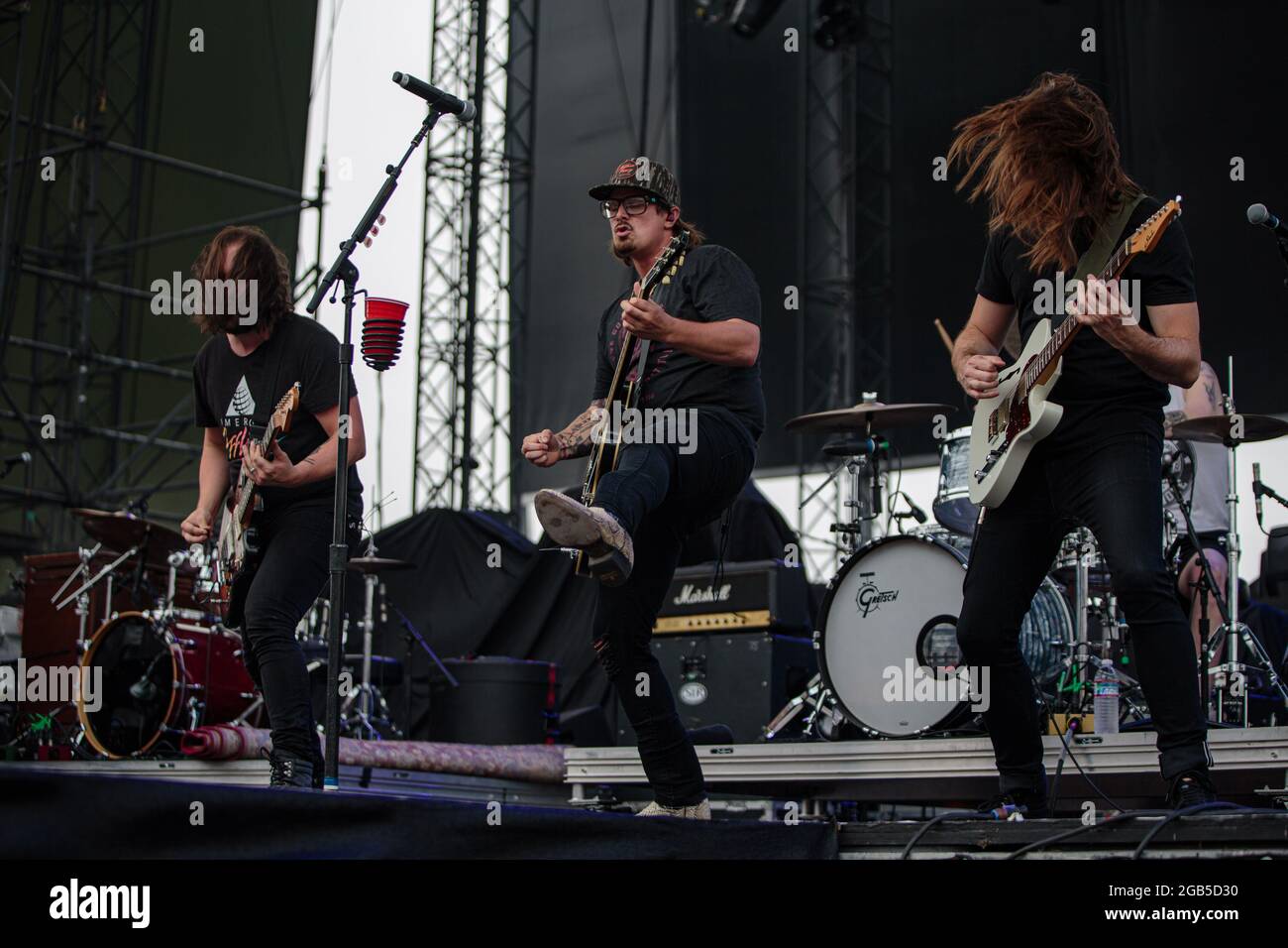SInger Hardy performs during day three of the Watershed Music Festival ...