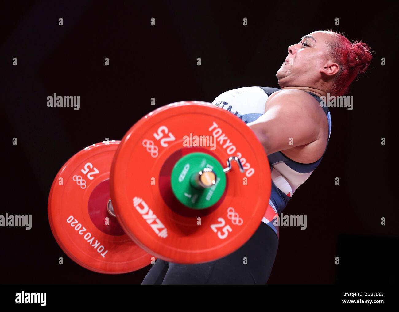 Tokyo. 2nd Aug, 2021. Emily Jade Campbell of Great Britain competes ...