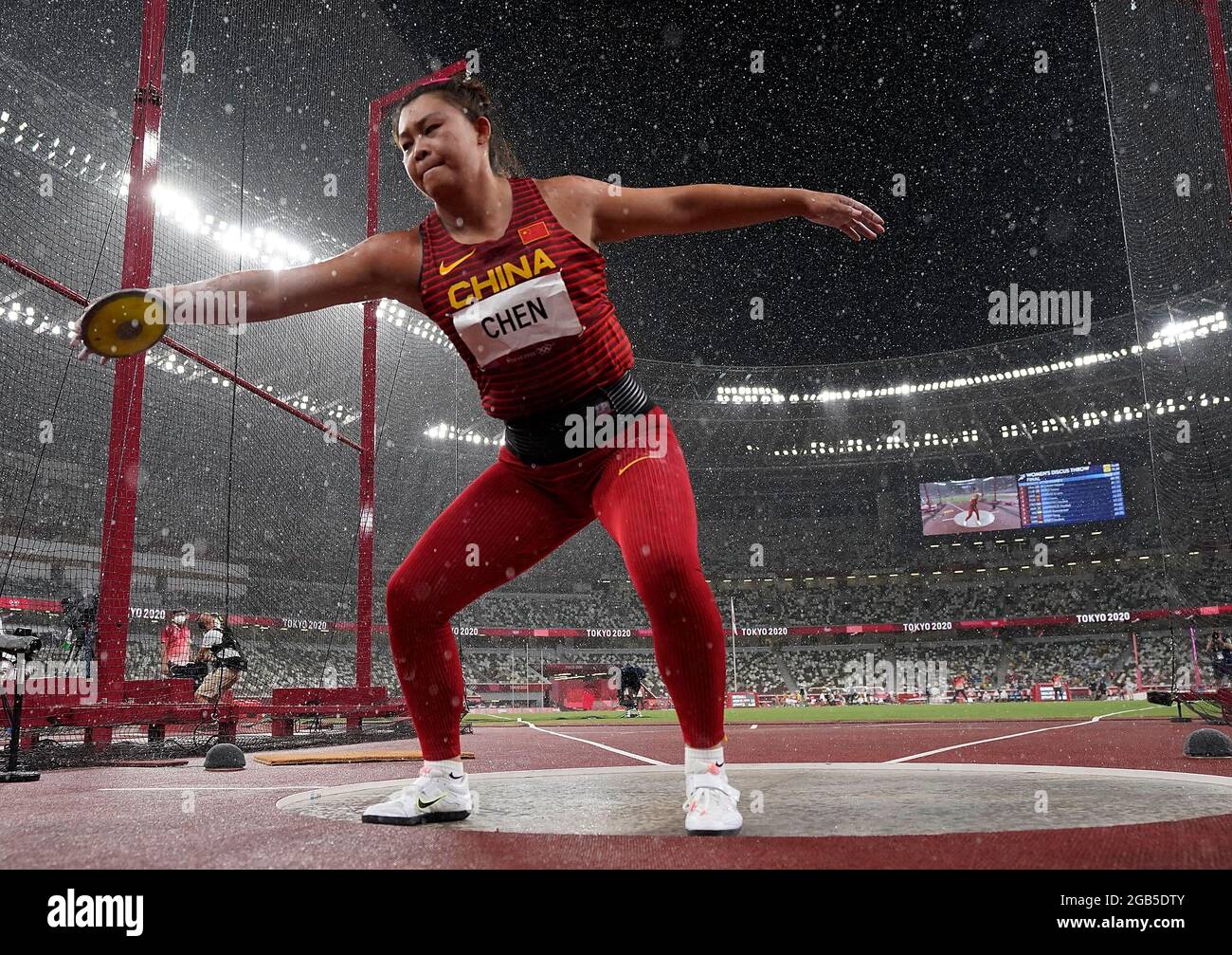 Tokyo, Japan. 2nd Aug, 2021. Chen Yang of China competes during the ...