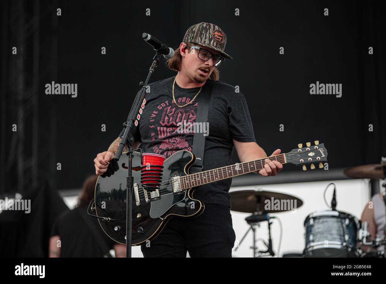 SInger Hardy performs during day three of the Watershed Music Festival ...