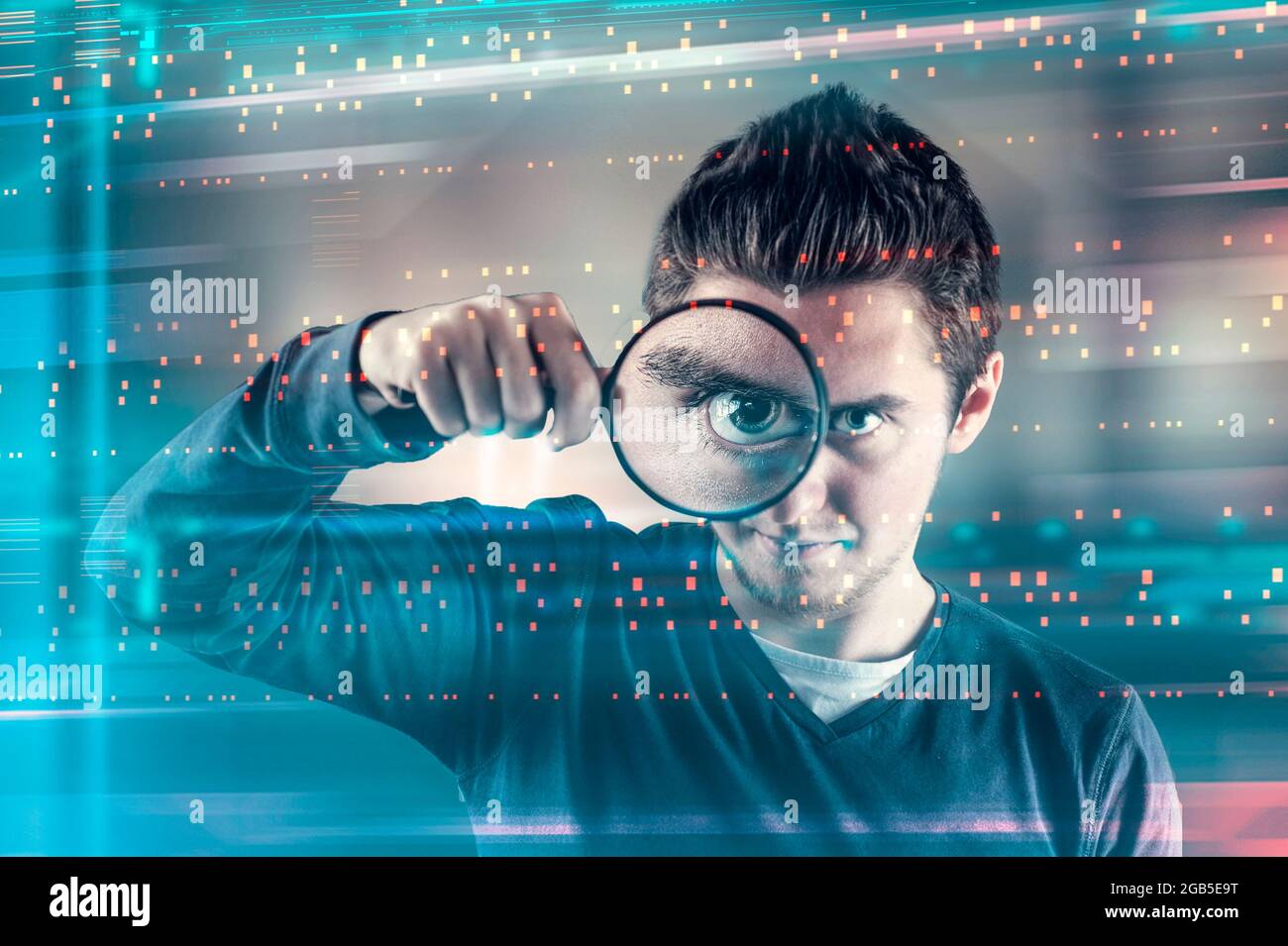 Looking through files hi-res stock photography and images - Alamy