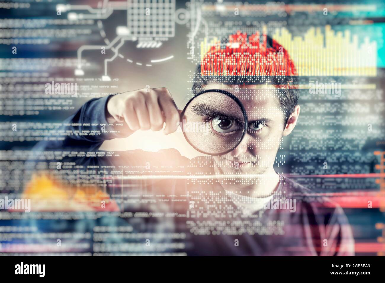 Looking through files hi-res stock photography and images - Alamy